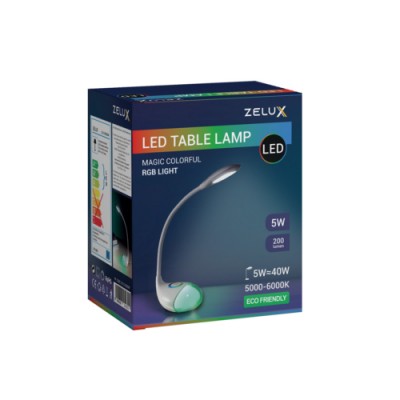 zelux led asztali lámpa 5w Szerelőlámpa